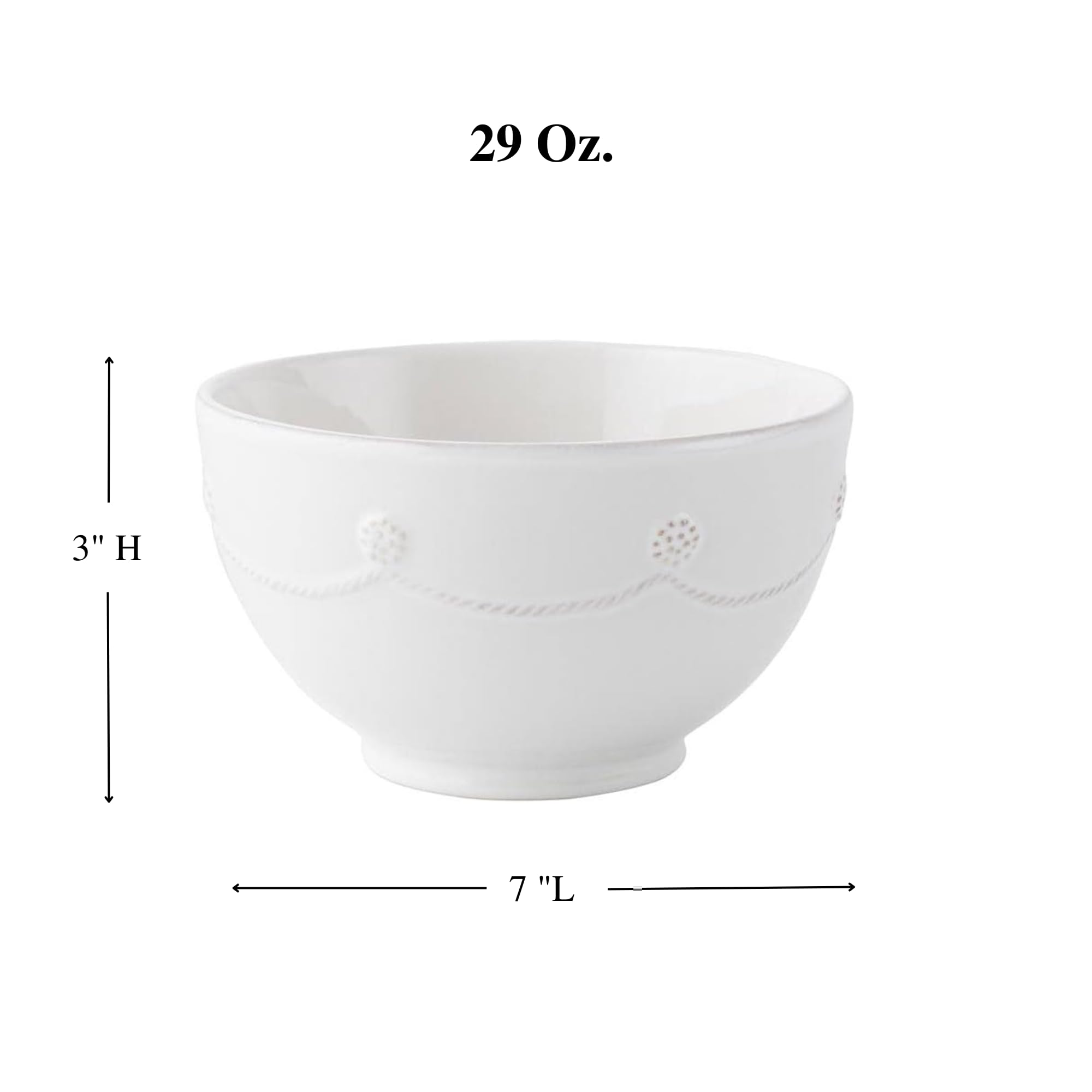 Juliska Berry & Thread Cereal Bowl - Whitewash