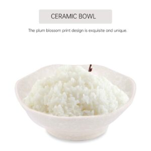 Cabilock 1 Set 6 Pcs Tableware Japanese Style Dishes Pottery Fruit Bowl Chinese Tea Cup Ceramic Tea Cup Japanese Porcelain Dinnerware Hand- Dinner Plates Sauce Dish Individual Wood Pickles