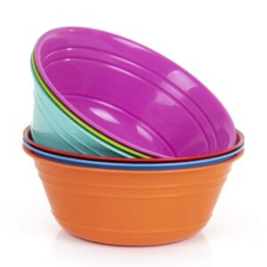 Mintra Home Snack Bowls (Popcorn Bowl Set, Fuchsia)