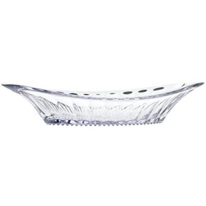 hubert banana split dish 8 ounce clear san 12 per case