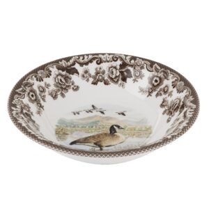 spode woodland canadian goose ascot cereal bowl