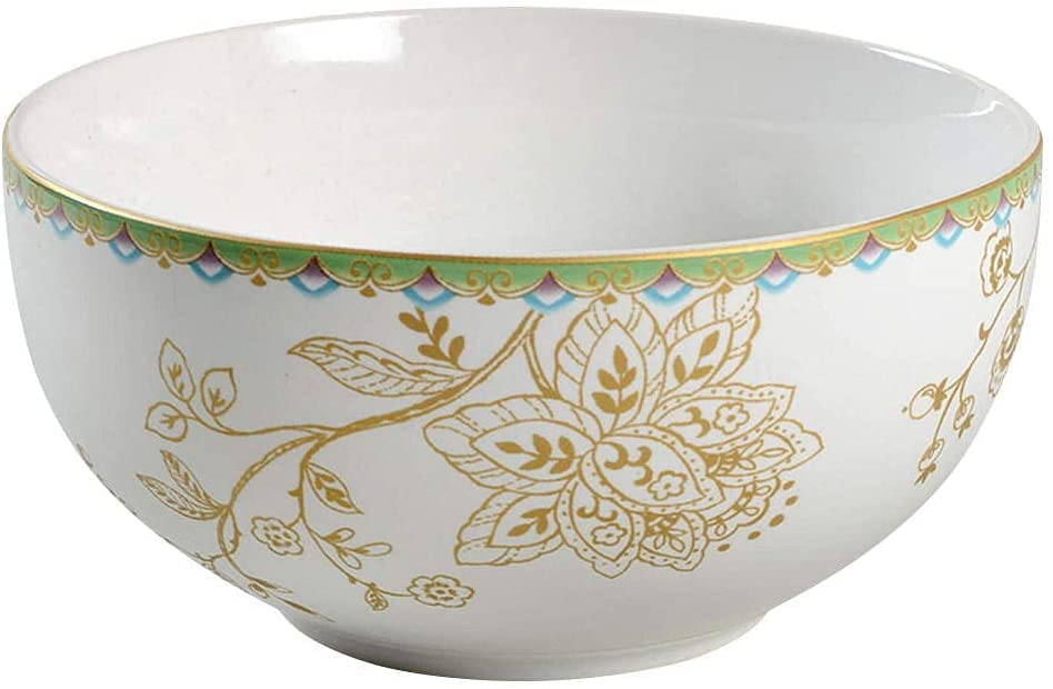 222 Fifth Replacement 5.5 " Diameter Salad Cereal Bowl PEACOCK GARDEN (quantity: 1 New Bowl)