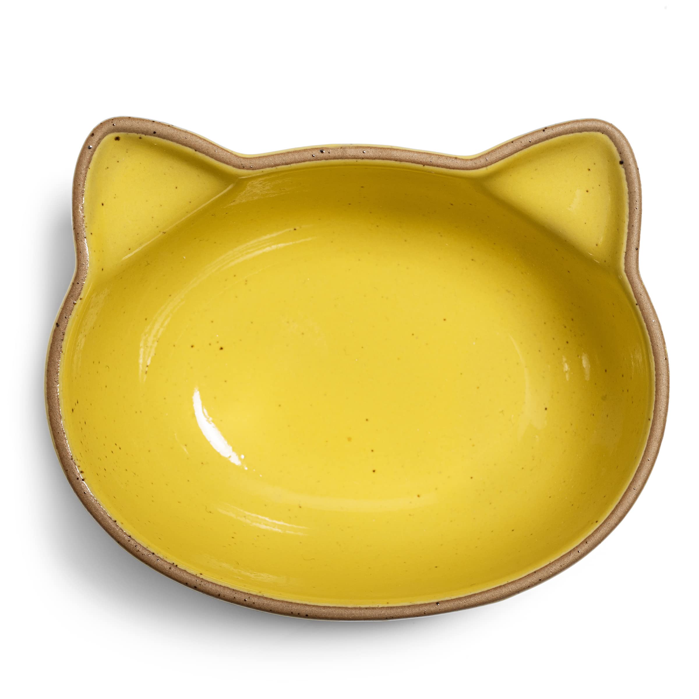 House of Daisy Snack Bowls | Fruit Bowl | Ice Cream Bowls | Nut Bowls | Ceramic Cat Shaped Bowls | Cute Cat Shaped Bowls for Humans | Food Safe for Cats or People | Munchkin (Small), Set of 2