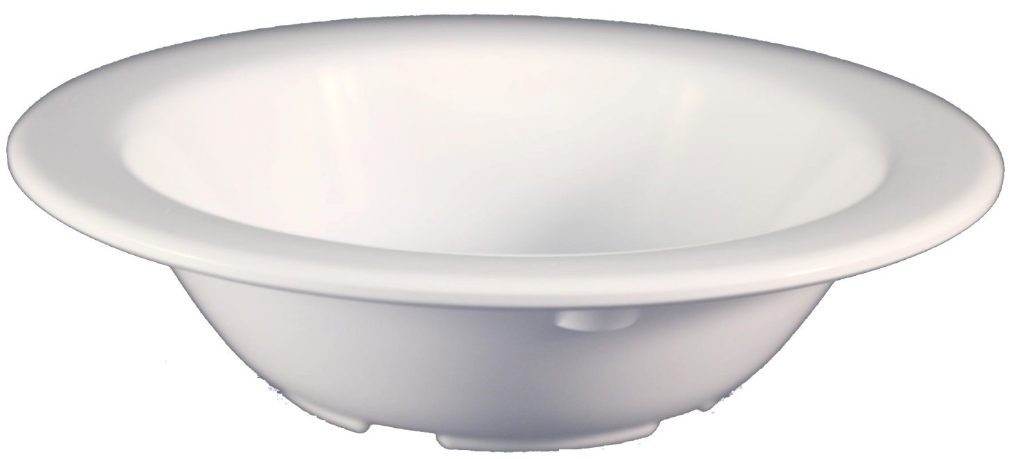 Z-Moments Western Melamine Fruit Bowl Monkey Bowl 5 oz. 4-3/4" dia. White or Tan NSF (96, White)