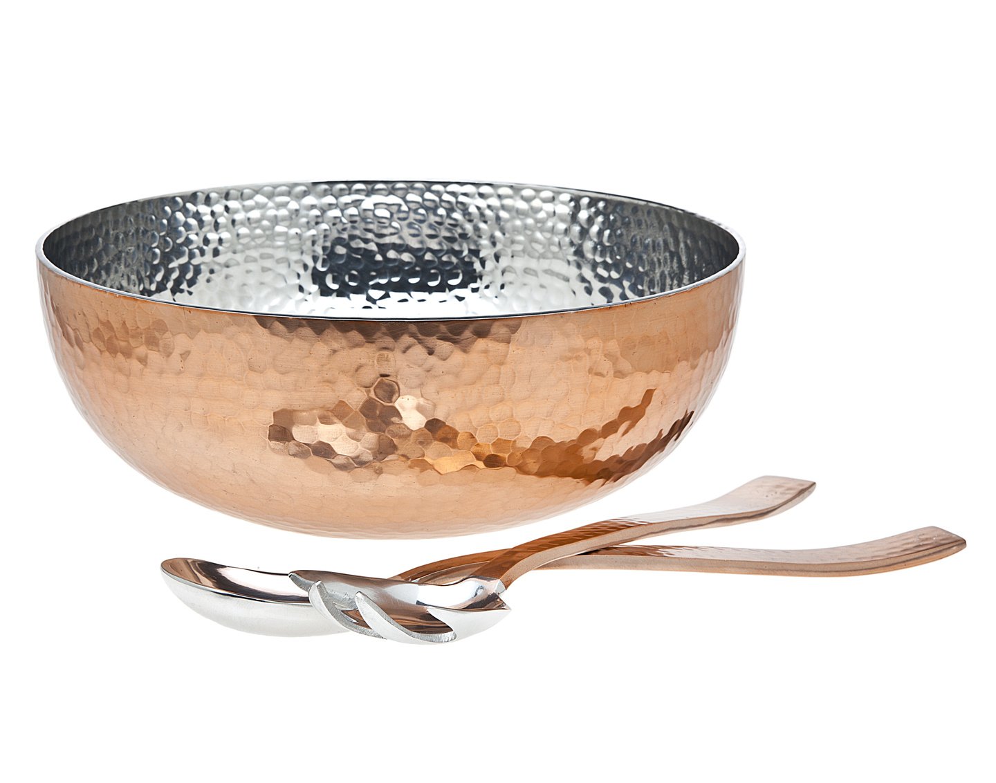 Godinger Hammered Bowl with server, Copper, 12 ounces