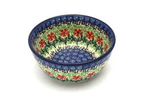 polish pottery bowl - ice cream/dessert - maraschino