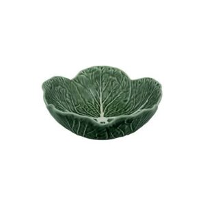 bordallo pinheiro 17 ounce green cabbage cereal bowl, set of 4