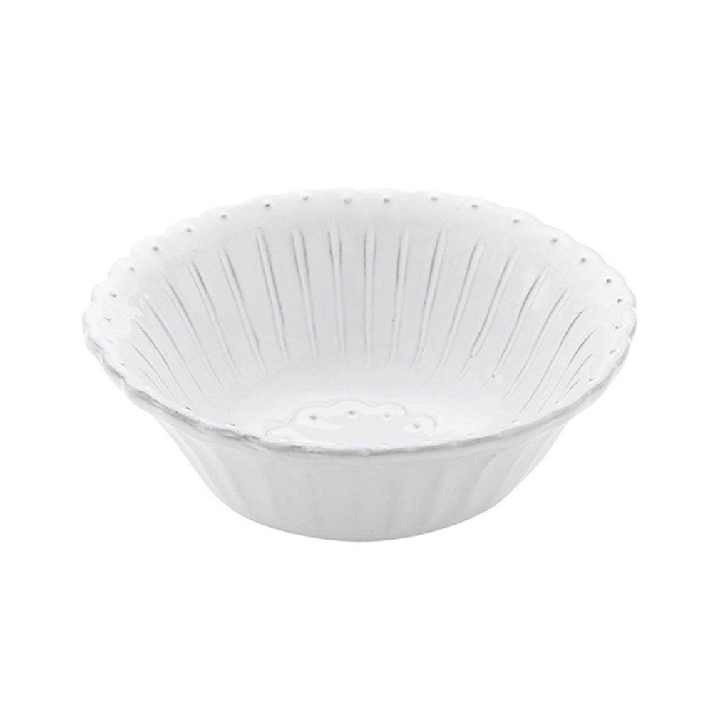 Arte Italica Bella Bianca Beaded Cereal Bowl, White