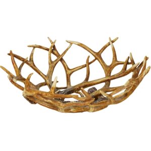 mocohana® deer antlers fruit basket bowl fruit holder stand vegetables basket serving basket kitchen storage rack display container decorative gift tray snack display stand home decor