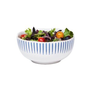 Juliska Sitio Stripe Indigo Cereal/Ice Cream Bowl