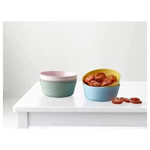 Ikea Plastic Bowl (Mixed Colours) - Set of 6