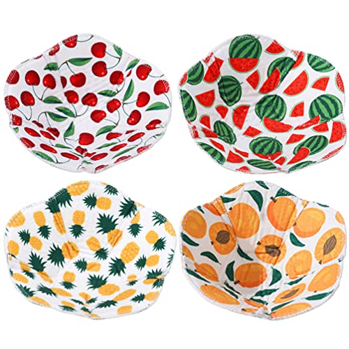 Luxshiny Desk Protector 4Pcs Microwave Bowl Holders, Pot Holders Soup Bowl Cozy Microwave Safe Bowl Holders Plate Cozies for Hot Food Oven Mitt