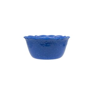 TPW Ltd The Pioneer Woman Juliette Melamine Bowl, Cobalt, 6.5 inch Set of 8