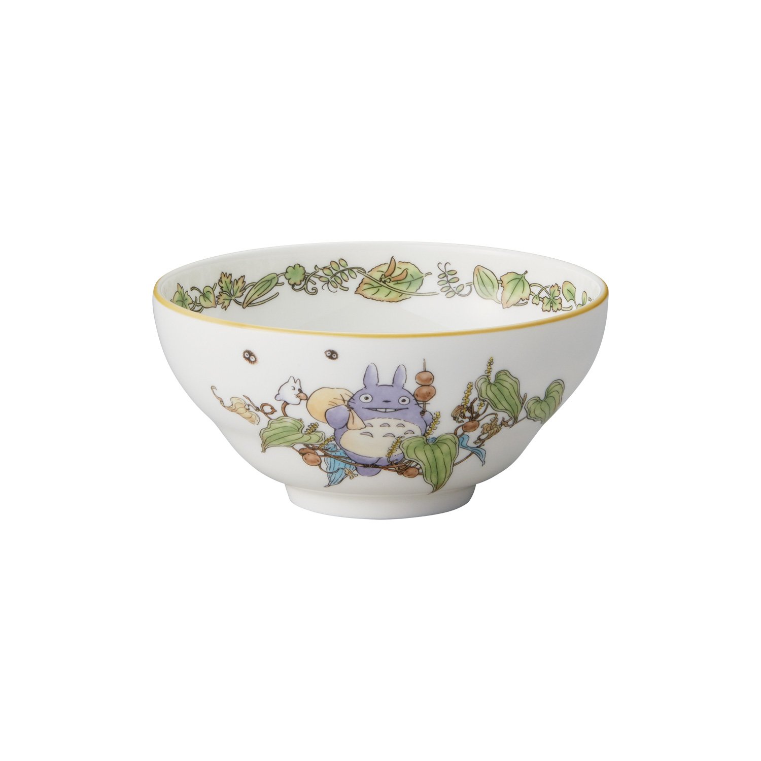 Noritake TT97890/4924-10 My Neighbor Totoro Rice Bowl, 9.2 fl oz (260 cc), Microwave Safe, 1 Piece, Bone China