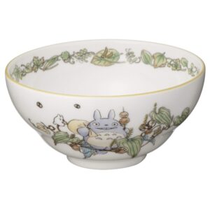 Noritake TT97890/4924-10 My Neighbor Totoro Rice Bowl, 9.2 fl oz (260 cc), Microwave Safe, 1 Piece, Bone China