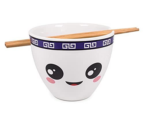 Bowl Bop Lo Mein Japanese Dinnerware Set | 16-Ounce Ramen Bowl, Chopsticks