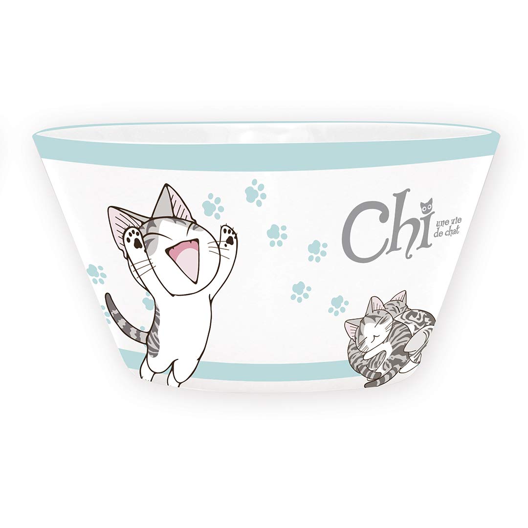 ABYSTYLE Chi's Sweet Home Chi Cat & Friends Ceramic Cereal Soup Bowl 16 Oz. Anime Manga Home & Kitchen Essentials Gift Dishwasher Microwave Safe