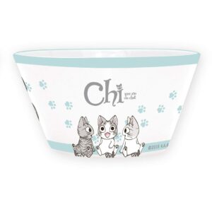 ABYSTYLE Chi's Sweet Home Chi Cat & Friends Ceramic Cereal Soup Bowl 16 Oz. Anime Manga Home & Kitchen Essentials Gift Dishwasher Microwave Safe