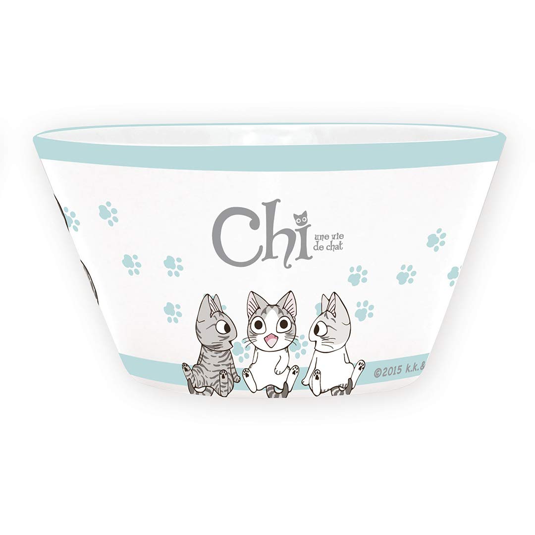 ABYSTYLE Chi's Sweet Home Chi Cat & Friends Ceramic Cereal Soup Bowl 16 Oz. Anime Manga Home & Kitchen Essentials Gift Dishwasher Microwave Safe