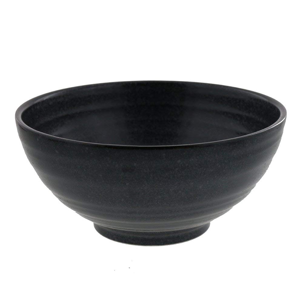 Extra Large Sanuki Udon Donburi Ramen Bowl Black