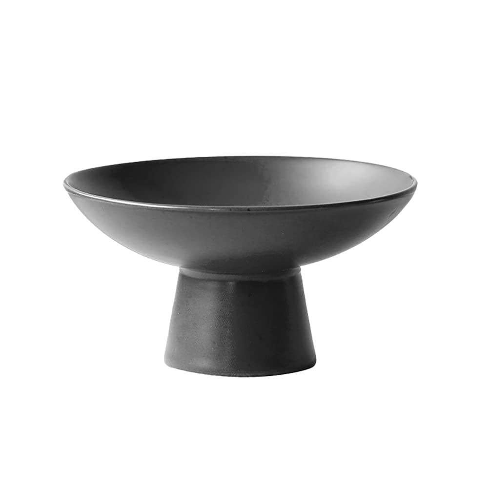 UPKOCH Footed Bowl Japanese Style Bowl Decorative Fruit Dish Holder Dessert Display Stand for Home Flowers Vase Planter