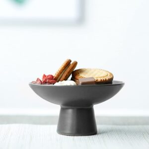 UPKOCH Footed Bowl Japanese Style Bowl Decorative Fruit Dish Holder Dessert Display Stand for Home Flowers Vase Planter