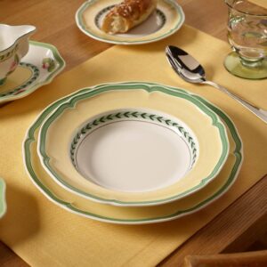 Villeroy & Boch French Garden Vienne Rim Soup, 9 in, White/Multicolored