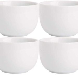 Home Essentials 15237 Fiddle and Fern Round Bowl Mini Taster, Set of 4, 3-inch Long