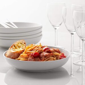 Y YHY 30 oz Pasta Bowls & 10.6" Dinner Plates