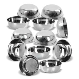 HANS PRODUCT Multipurpose Stainless Steel Bowls Katori Vati Set of 12 Steel Katori for Kitchen