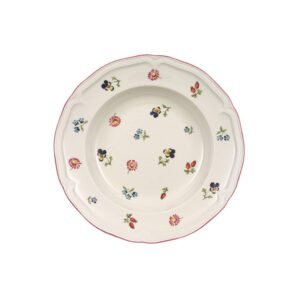 villeroy & boch petite fleur rim soup bowl, floral, 23cm