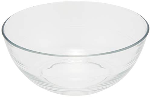 Duralex Made In France Lys 1Quart Clear Round Bowl, Set of 6