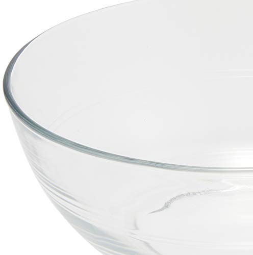 Duralex Made In France Lys 1Quart Clear Round Bowl, Set of 6