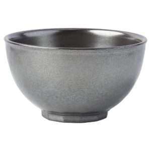 juliska pewter stoneware cereal/ice cream bowl