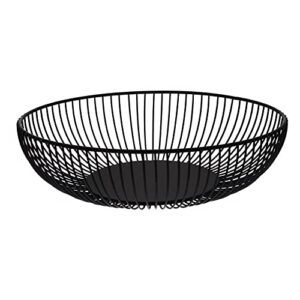 garneck decorative bowl wrought iron storage basket kitchen wire vegetable bowl chicken food decorative drain fruit basket mesh decorate kitchen counter bread snack coffee