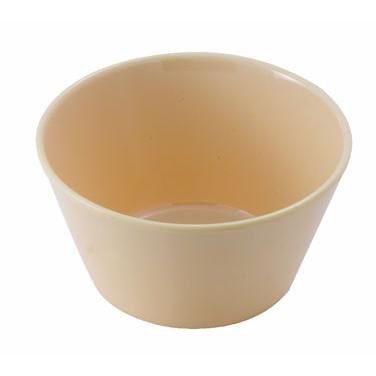 Winco MMB-8 Bouillon Cup, 8 Oz., 3-7/8" Dia., Round, Melamine, Tan - Plastic Bouillon Cups-MMB-8