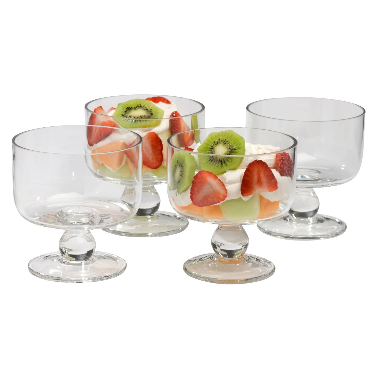 Artland Simplicity Serving Coupes, Set of 4, 16-Oz, Clear