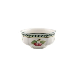 villeroy & boch french garden fleurence soup/cereal, 5 in, white/multicolored