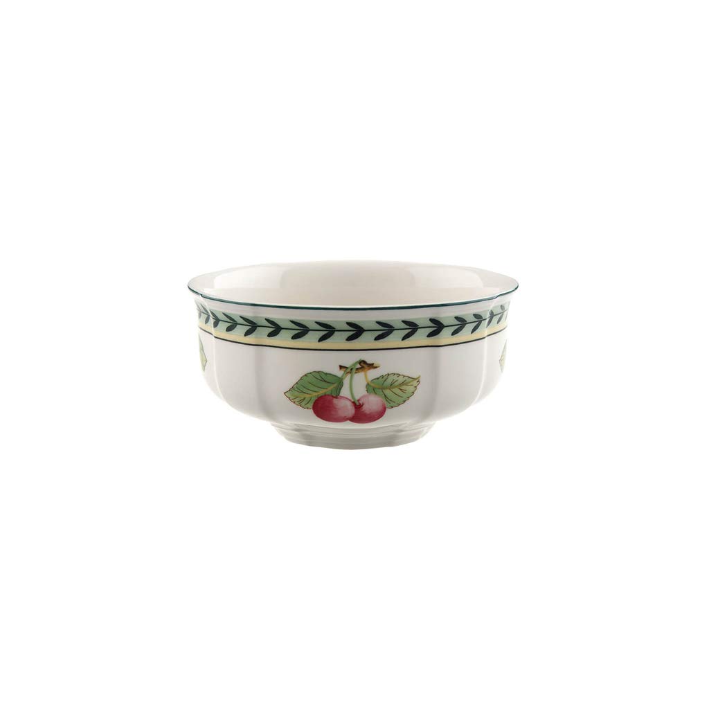 Villeroy & Boch French Garden Fleurence Soup/Cereal, 5 in, White/Multicolored