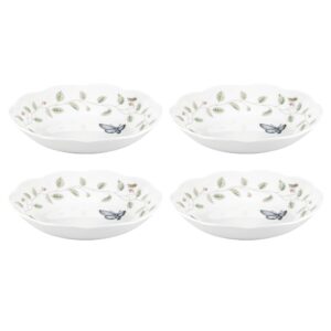 lenox 792565 butterfly meadow 4-piece pasta bowl set