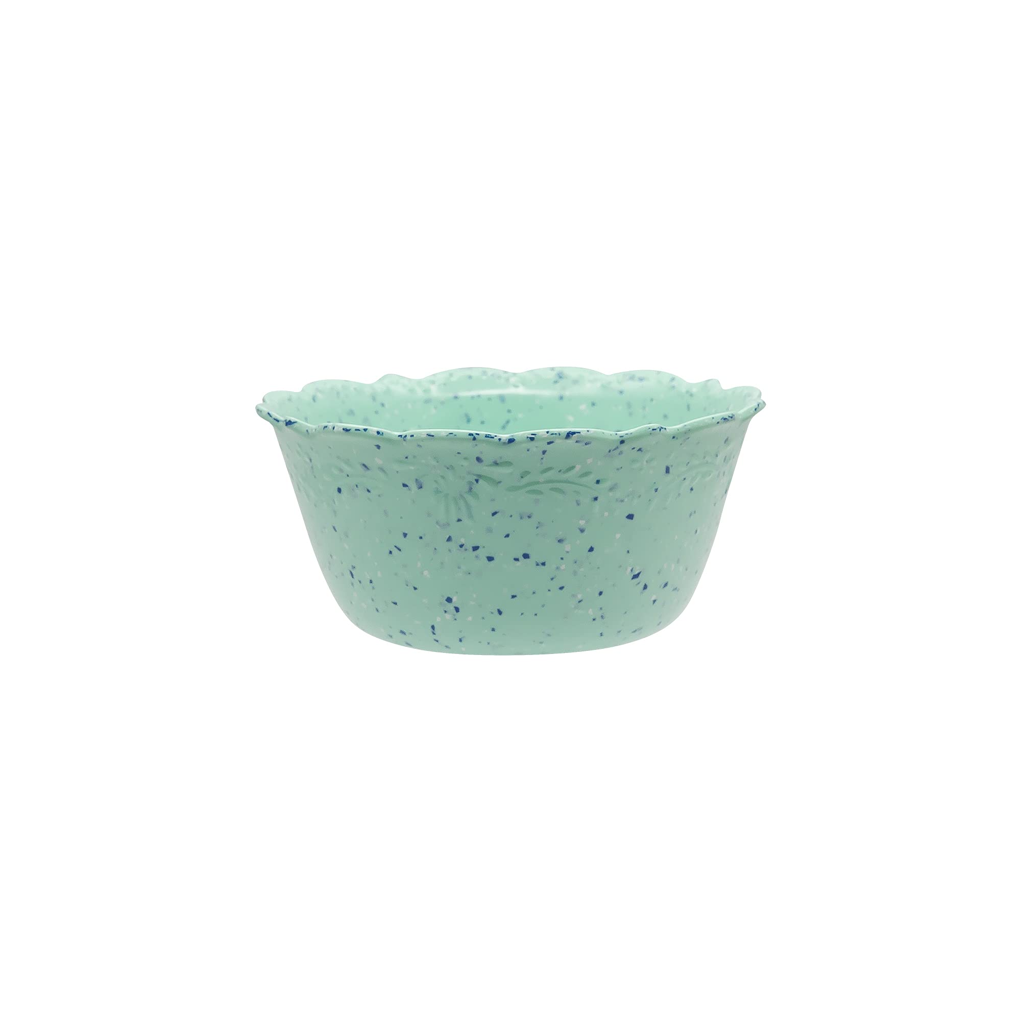 TPW Ltd The Pioneer Woman Juliette Melamine Bowl, Teal, 6.5 Set of 8