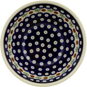 Polish Pottery 7-inch Bowl (Mosquito Theme) + Certificate of Authenticity