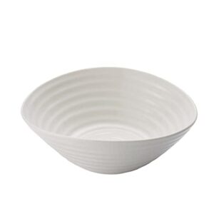 portmeirion sophie conran white dinnerware cereal bowl, 7.25-inch