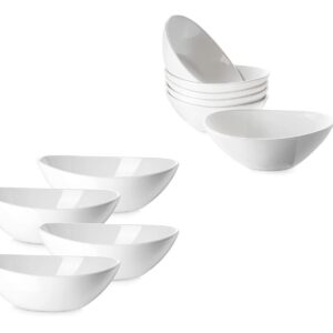 DOWAN Bundle 16 OZ Cereal Bowls and 36 Oz Salad Bowls