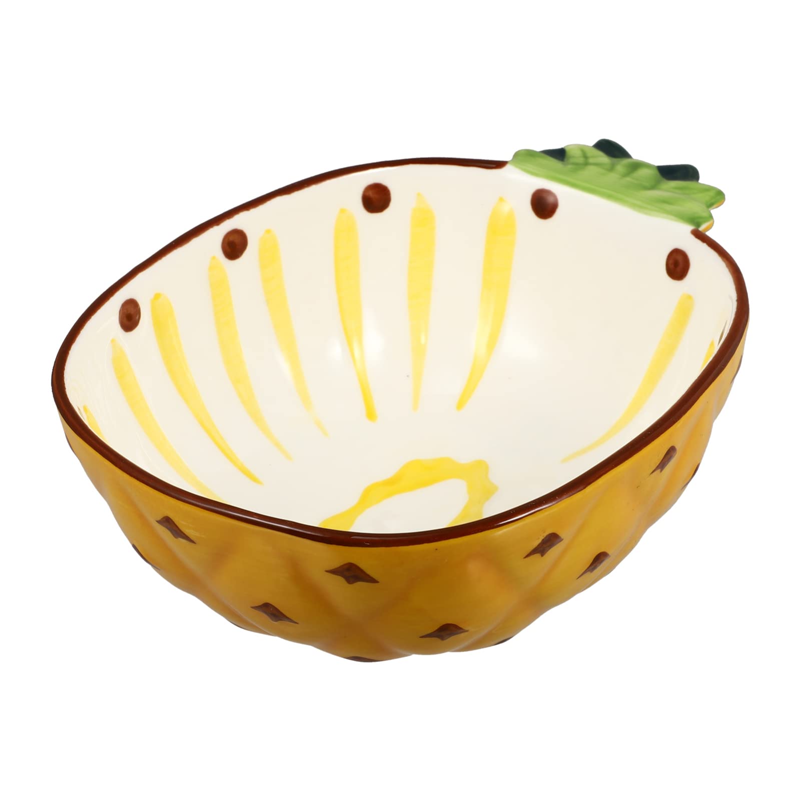 NOLITOY Soup Bowls Soup Bowls Ceramic Salad Bowl Fruit Shaped Fruit Bowl Big Mixing Bowl Serving Bowl Serving Salad Popcorn Dips Condiments Snack Oatmeal Yellow Oatmeal Bowl Glass Mixing Bowls