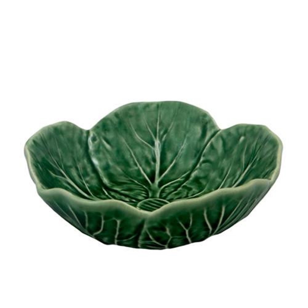 Bordallo Pinheiro 13 Ounce Green Cabbage Bowl, Set of 4