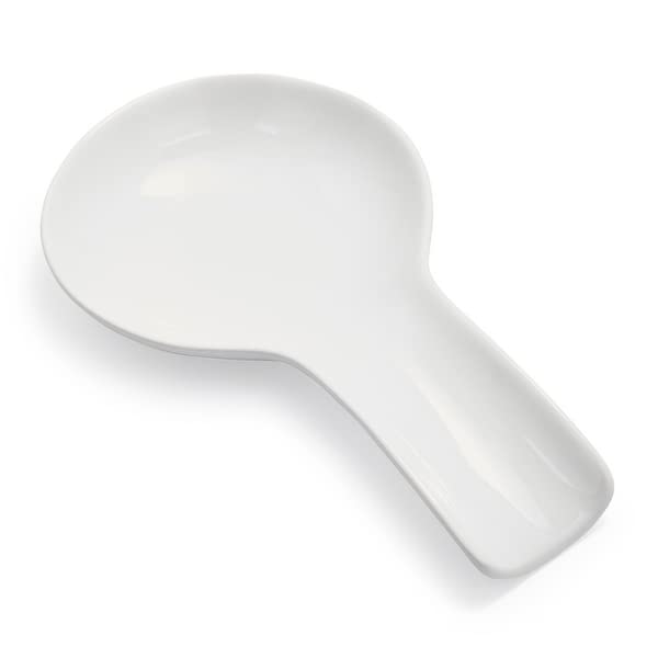 Sur La Table Porcelain Spoon Rest, White