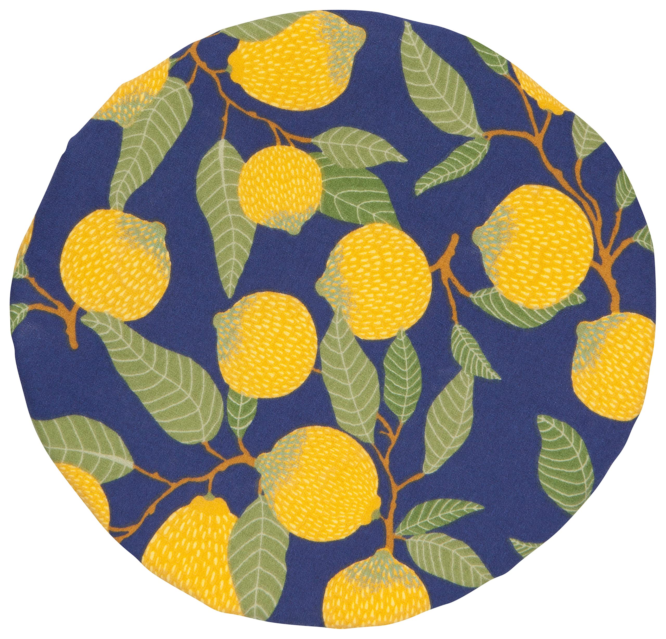 Now Designs Lemons Save It Reusable Cotton Bowl Covers 7.5 and 9.25 inch, Set of 2