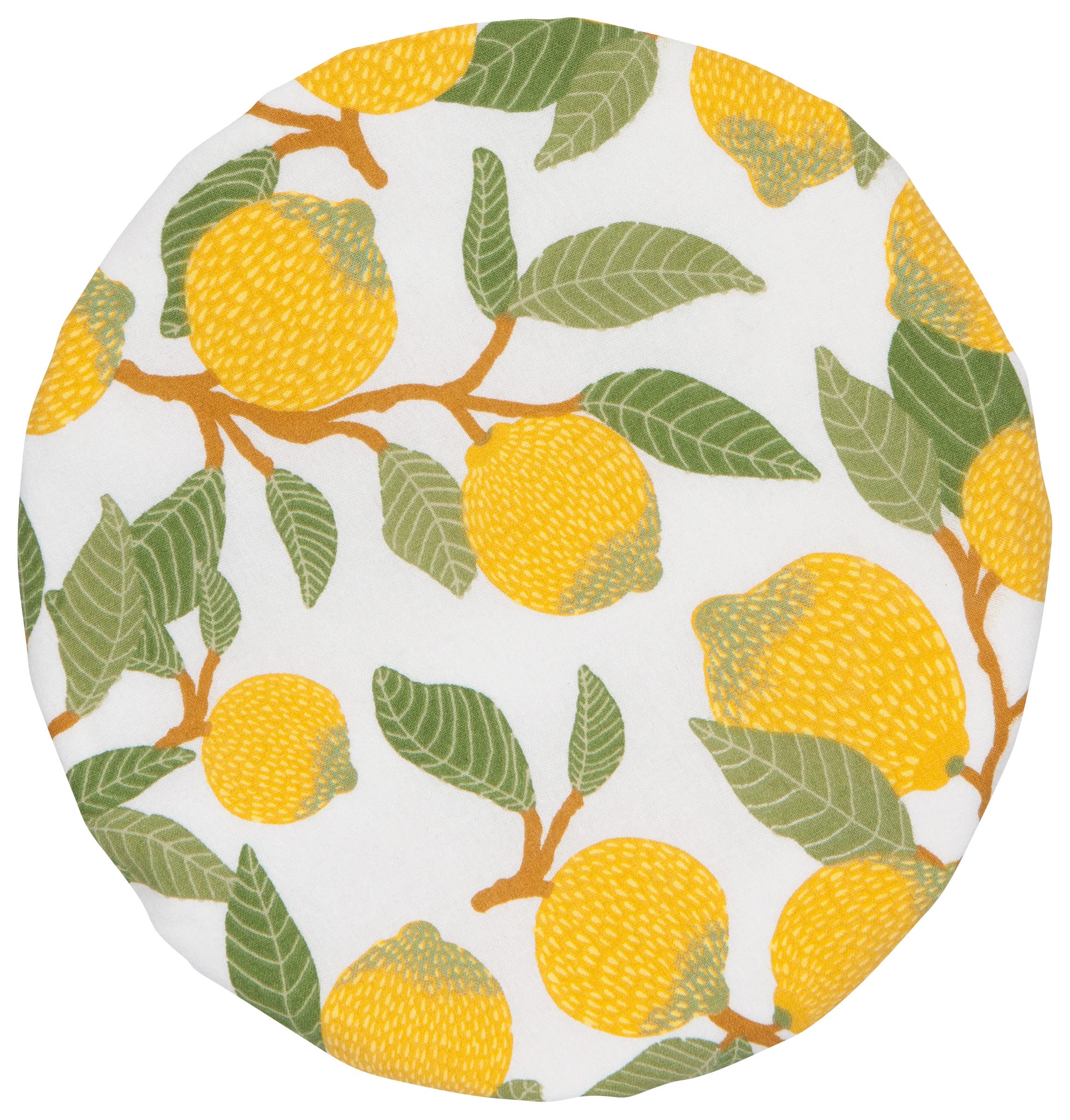 Now Designs Lemons Save It Reusable Cotton Bowl Covers 7.5 and 9.25 inch, Set of 2