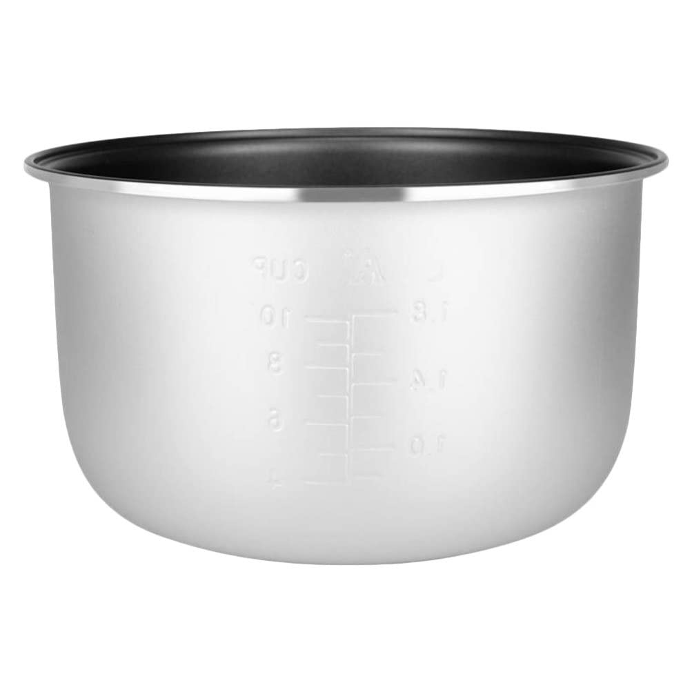 Rice Cooker Inner Pot Replacement Metal Cake Pan Cupcake Mold Pie Mold Baking Mold Kitchen Bakeware for Rice Cake Bread Muffin 3L